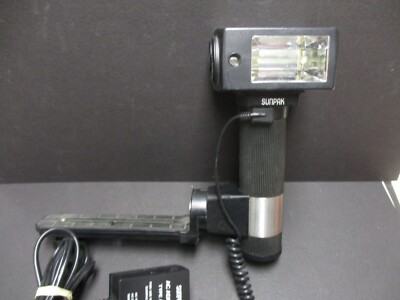 Sunpak Auto 511 Thyristor Flash & bracket flash cable & ac power ...