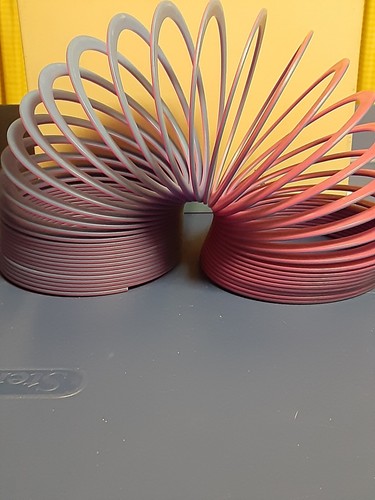 Vintage Plastic Slinky, Purple, Blue, Walking Spring Toy! | eBay