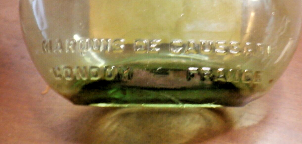 Vintage Armagnac Marquis de Caussade Green Bottle France Brandy of ...