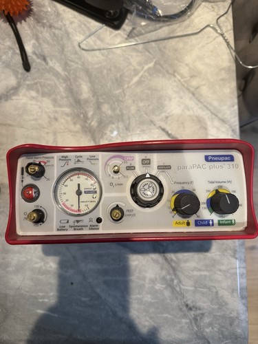 SMITHS MEDICAL PARAPAC PLUS 310 VENTILATOR Ambulance Paramedic | eBay
