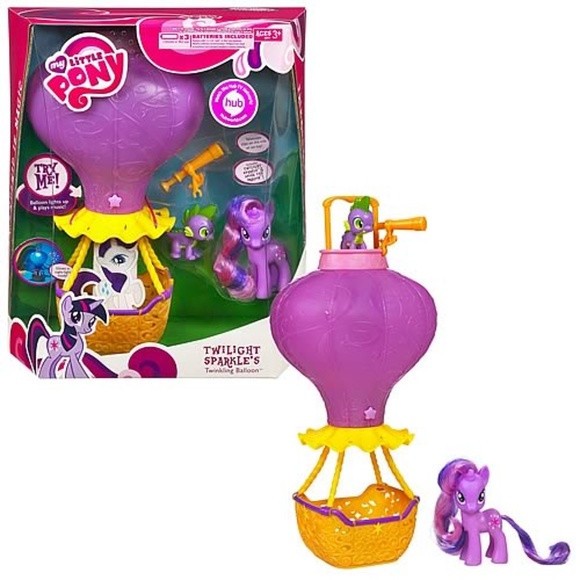 RARE Hasbro My Little Pony TWILIGHT SPARKLES TWINKLING BALLOON -Spike ...