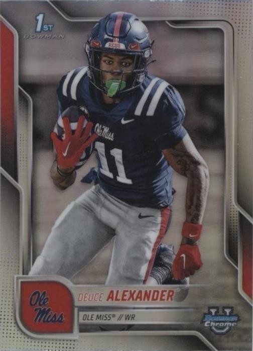 2025 Bowman University Chrome - Deuce Alexander #81 Refractor (RC) for ...