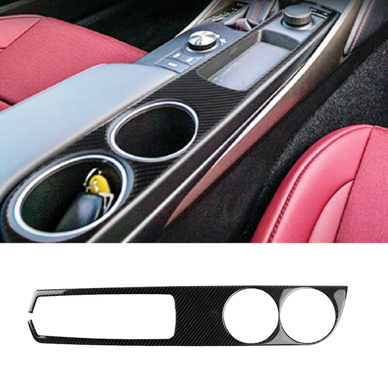 Carbon Fiber Car Water Cup Holder Panel Cover Trim For Lexus IS250 ...