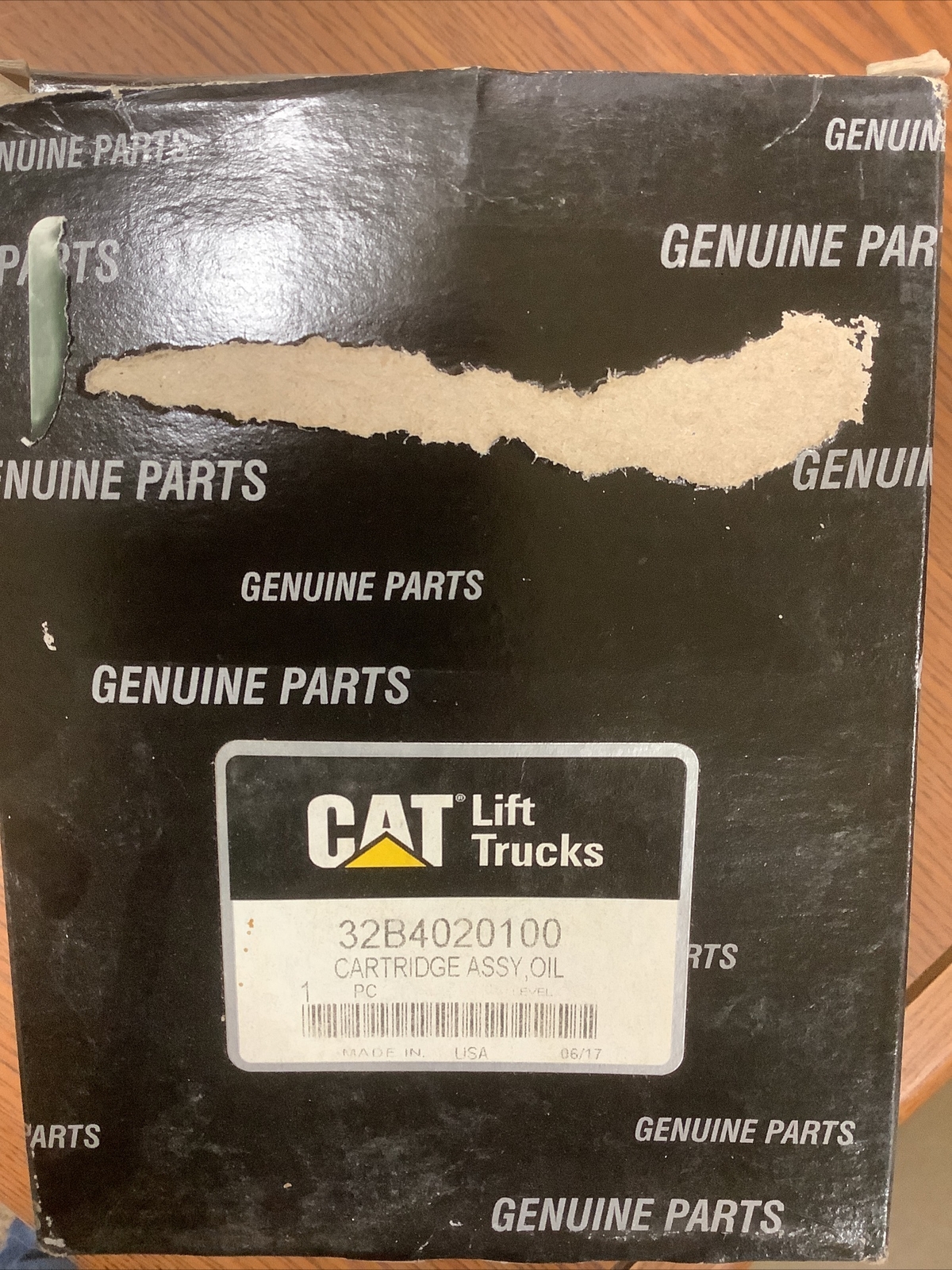 32B4020100 2xlot Genuine Caterpillar MITSUBISHI Forklift Oil Filter for ...