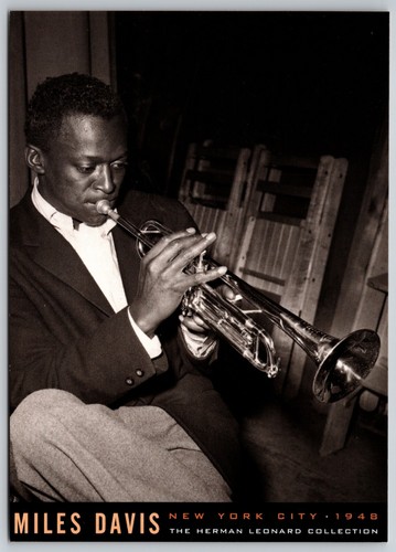 Miles Davis Playing Trumpet - New York City - Recent Print (6 X 4 in ...