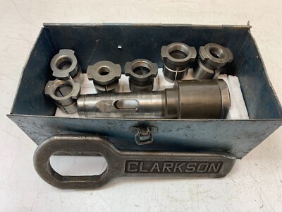 CLARKSON Autolock Collet Chuck - Size Large - Morse Taper 5 - 6 Collets ...