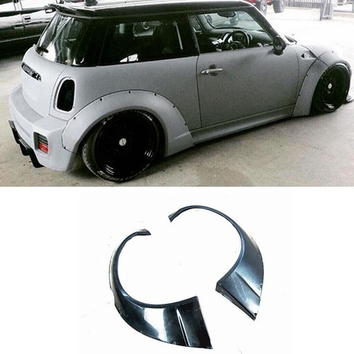 FRP LBB PERFORMANCE STYLE REAR FENDER FLARE 2PCS FOR 06-13 R55 R56 R57 ...