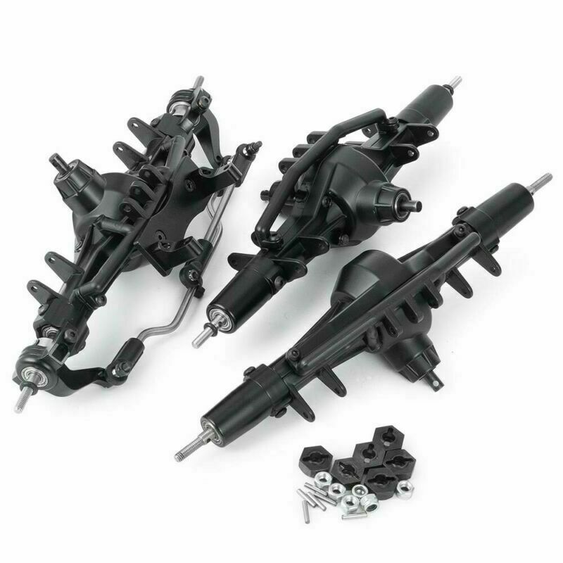 Complete Metal Alloy Front Middle Rear 6X6 Axle for Axial 1/10 90021 ...