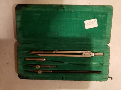 Dietzgen Compass Drafting Drawing Instrument Set (Incomplete) Vintage ...