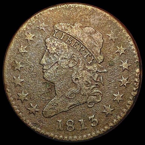 1813 Classic Head Large Cent Coin LIGHTLY CIRCULATED | eBay
