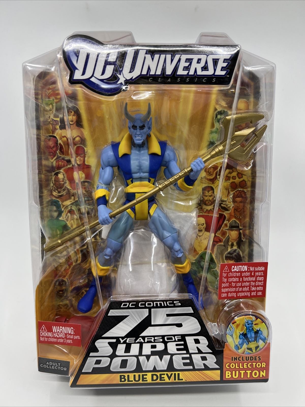 DC UNIVERSE CLASSICS BLUE DEVIL 75 YEARS WAVE 13 BAF TRIGON Action ...