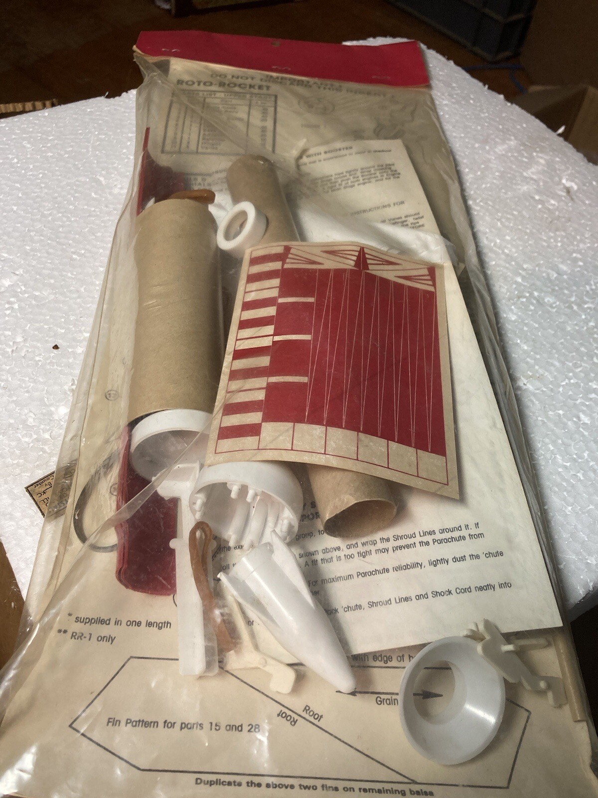 Vintage Roto-Rocket Rotating Space Station Flying Model Rocket RR-2 w ...