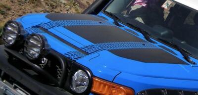 TOYOTA FJ CRUISER HOOD VINYL DECAL STICKER TRD RACING DEVELOPMENT ...