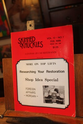 Skinned Knuckles Car Restoration Journal February 1988 | eBay