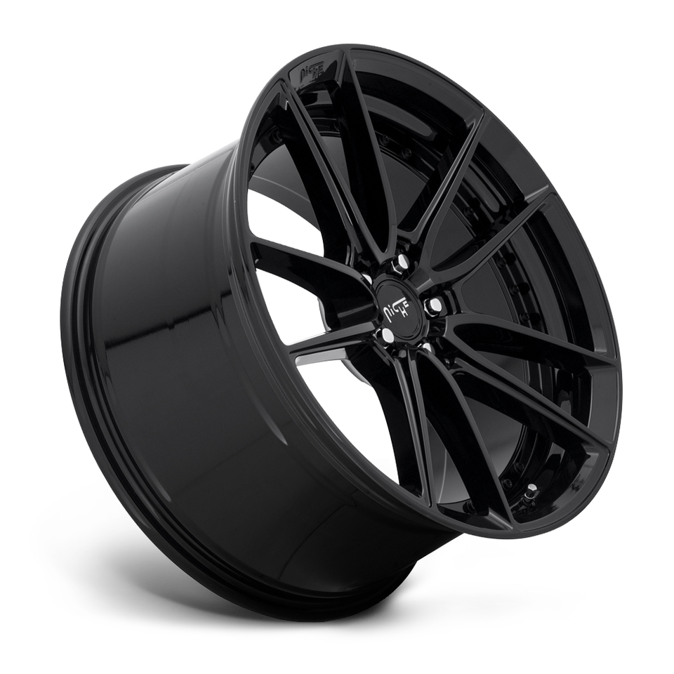 Set 4 Niche M223 Dfs 18x8 5x4.5 Gloss Black Wheels 18" 40mm Rims | eBay