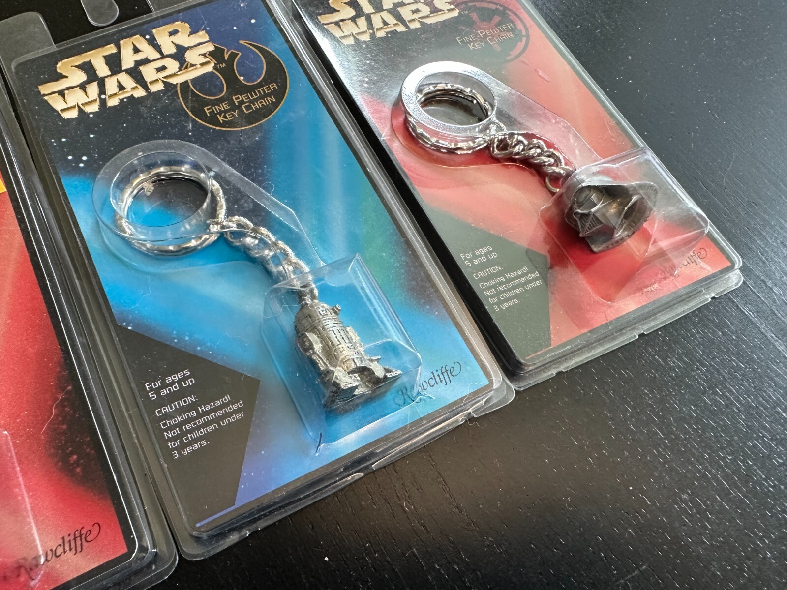 Rawcliffe Pewter Star Wars Keychain Death Star R2-D2 Boba Fett Darth ...