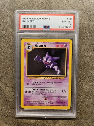 1999 Pokemon TCG Base Set Unlimited Haunter 29/102 PSA 8 | eBay