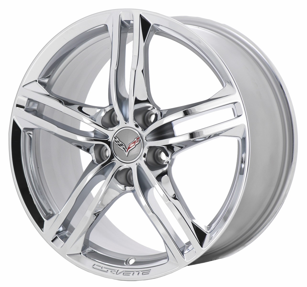 19" Chevrolet Corvette Wheel Rim Factory OEM 5733 (R) 2016-2019 Chrome ...