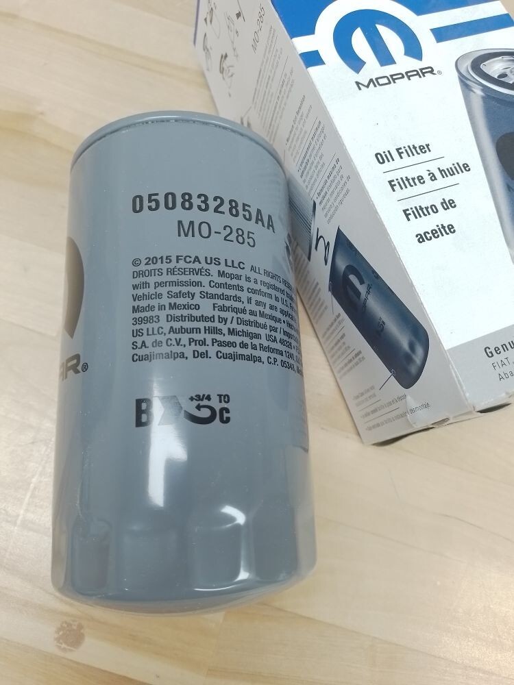 MOPAR 5083285AA - cross reference oil filters | oilfilter ...