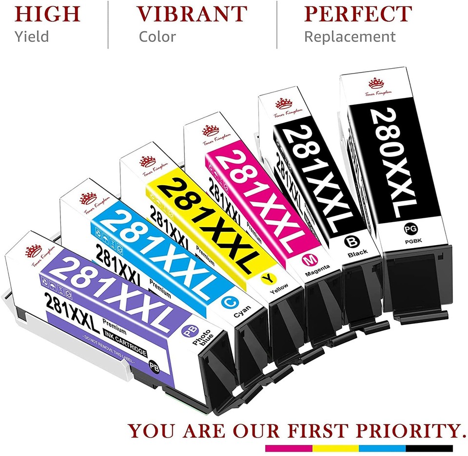 Ink Cartridge For Canon PGI-280XXL CLI-281XXL PIXMA TR8620A TS6220 ...