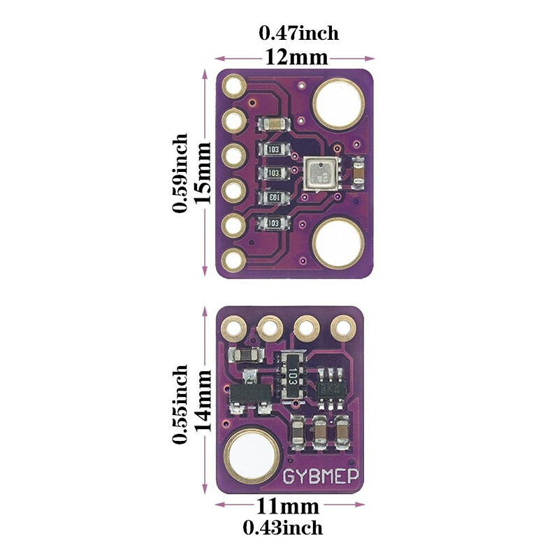 BME280/BMP280 Atmospheric Pressure Sensor Temperature Humidity Sensor ...
