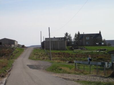 Photo 6x4 Golval Strath Halladale Melvich Golval farm on the A897 ...
