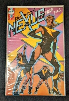 The Next Nexus #1 (First Comics 1989 ) First female Nexus VF+ Steve ...