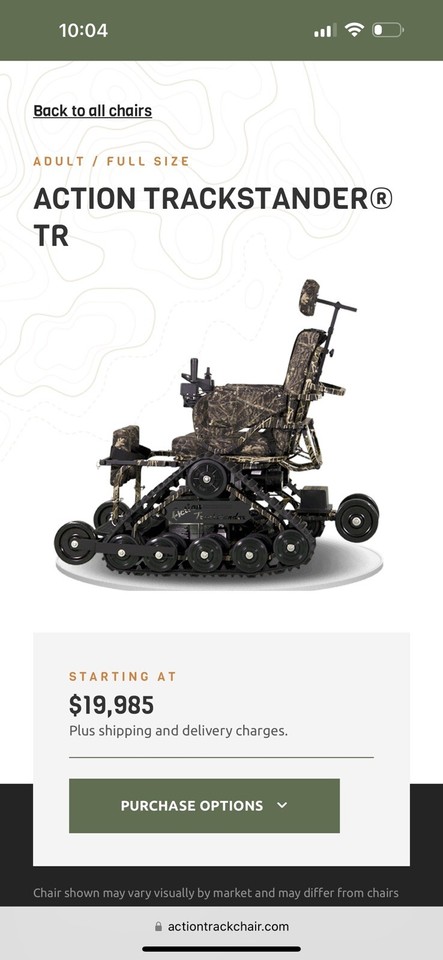 ATV Power Wheelchair Track Strander For Off Road Hunting Fishing Muddin ...