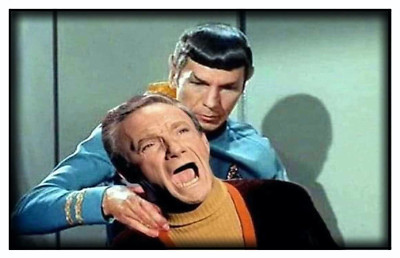 Magnet #562 Spock Dr. Smith Star Trek Lost In Space Mashup Meme (Oh! The Pain!) | eBay