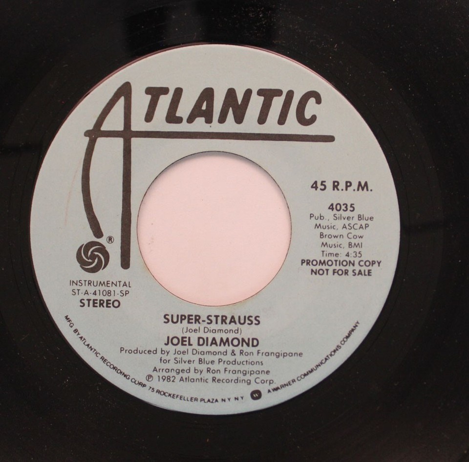 Joel Diamond - Promo 45 - Super-Strauss / Super-Strouss On Atlantic | eBay
