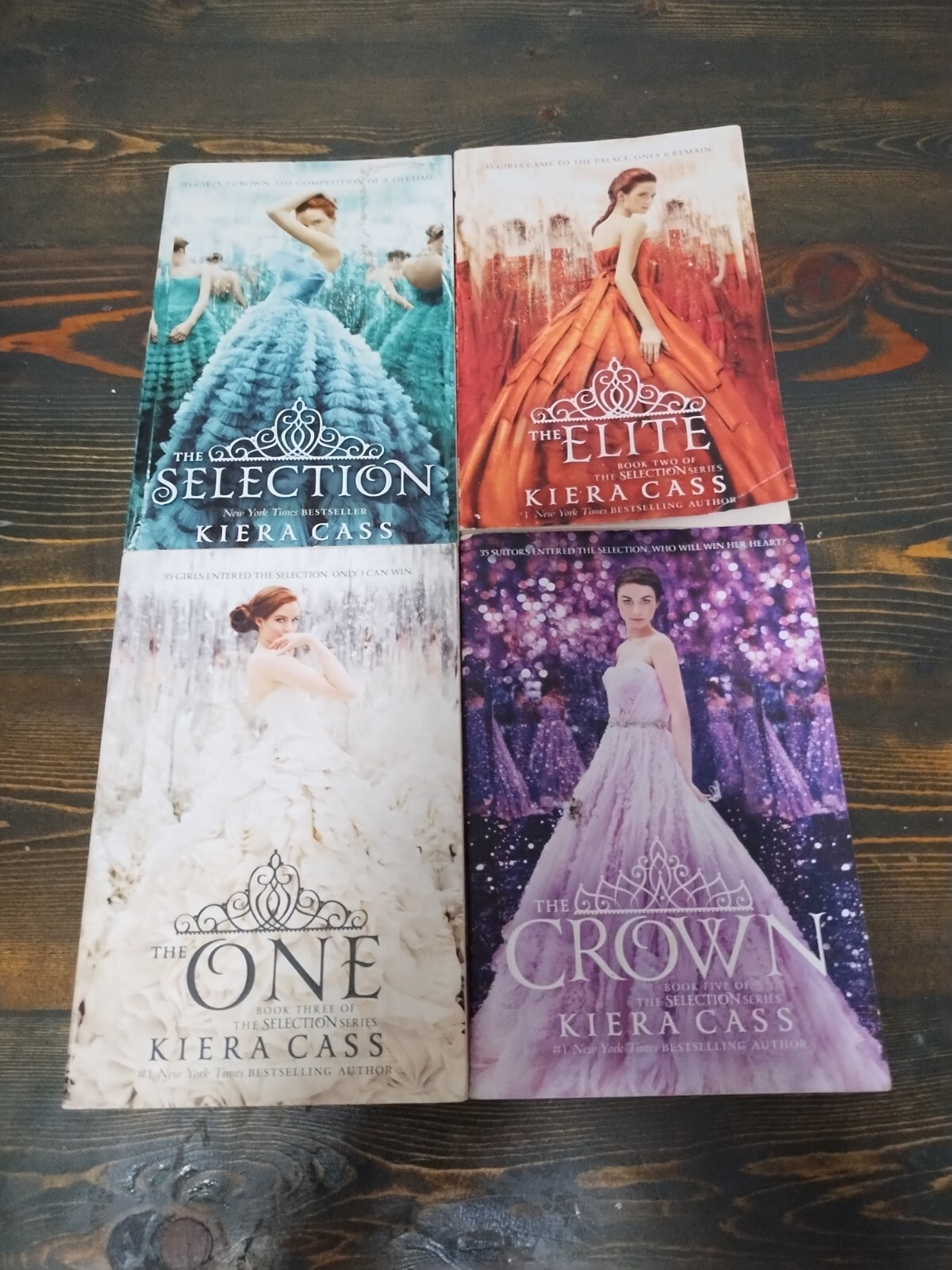 The Kiera Cass Selection Series - Lot Of Four Novels Book Set Paperback ...
