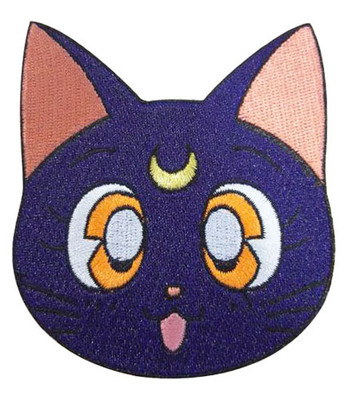 Sailor moon large iron on Luna head patch new sealed | eBay