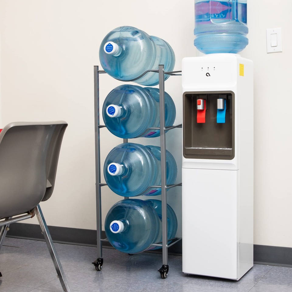 5 Gallon Water Jug Stand, Water Bottle Holder, Water Cooler, Rack ...