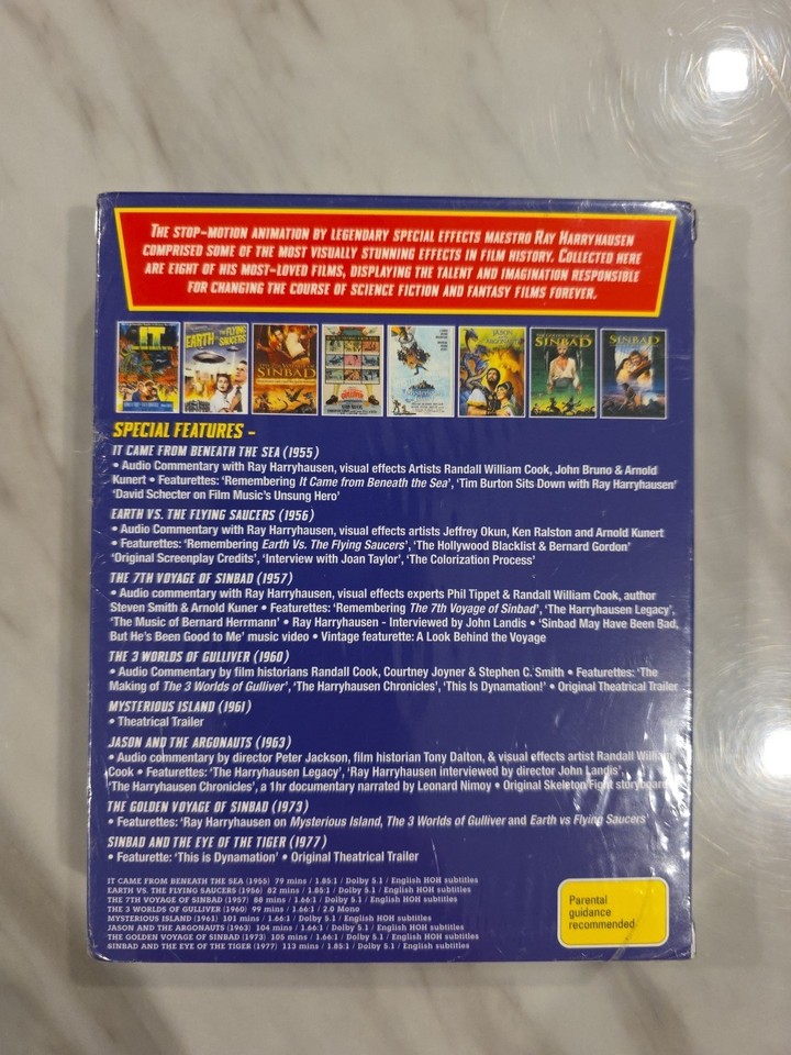 RAY HARRYHAUSEN SPECIAL EDITION COLLECTION - 8 BLU-RAY SET 1 & 2 - NEW | eBay
