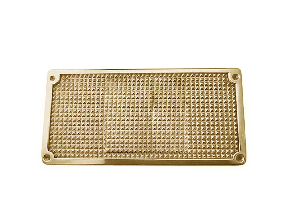 For Early Classic Car Running Board Foot Step Plate Brass Metal Foot ...