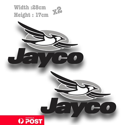 Jayco Caravan Gray Logo RV, Caravan Decal Sticker | eBay Australia