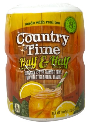 Country Time Half Lemonade Half Iced Tea Drink Mix 19 oz | eBay