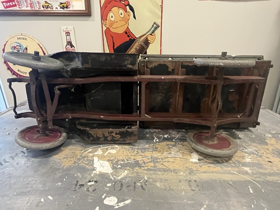1920’s Buddy L Stake Side Truck Original Pressed Steel Toys Keystone ...
