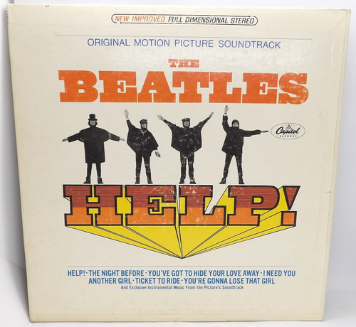 The Beatles "Help!", Original Motion Picture Soundtrack. 1965 Vinyl LP ...
