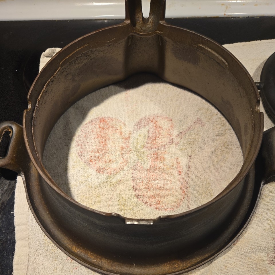 Vintage GRISWOLD #8 Waffle Iron 885/886 w/high Base 985E | eBay