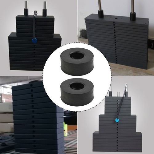 Weight Stack Selecting Rod Rubber Spacers 2pcs Shock Absorbing Gym ...