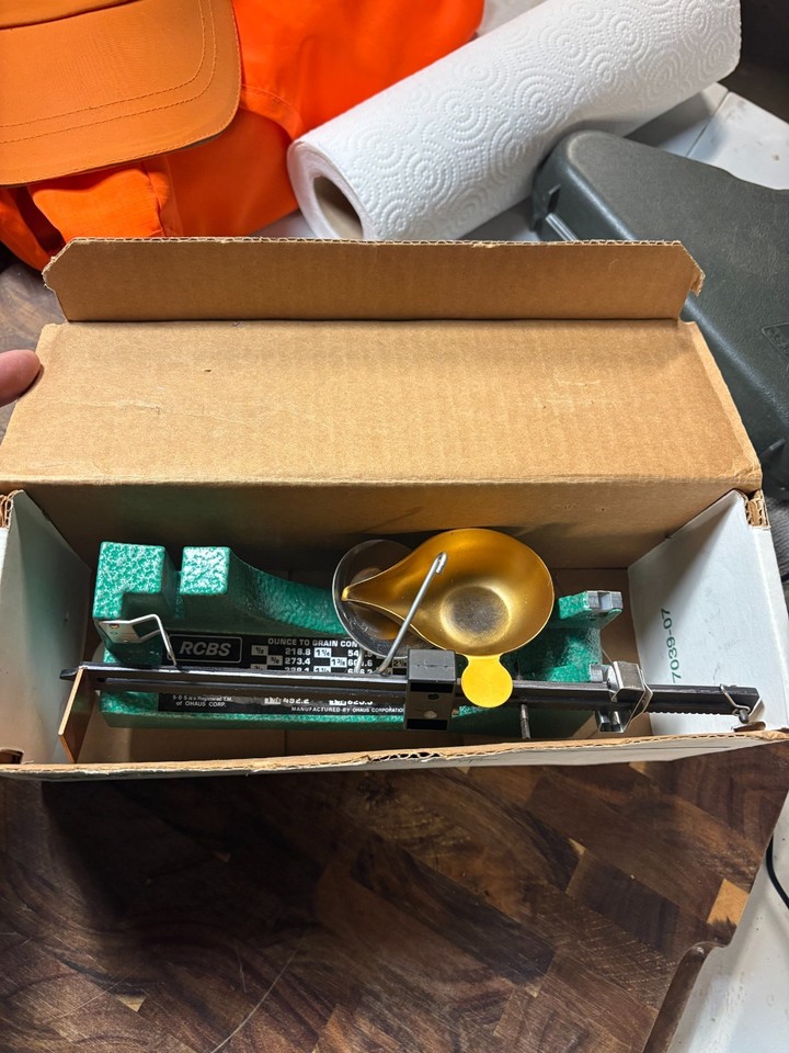 RCBS 505 Reloading Balance Beam Mechanical Powder Scale 76683090713| eBay