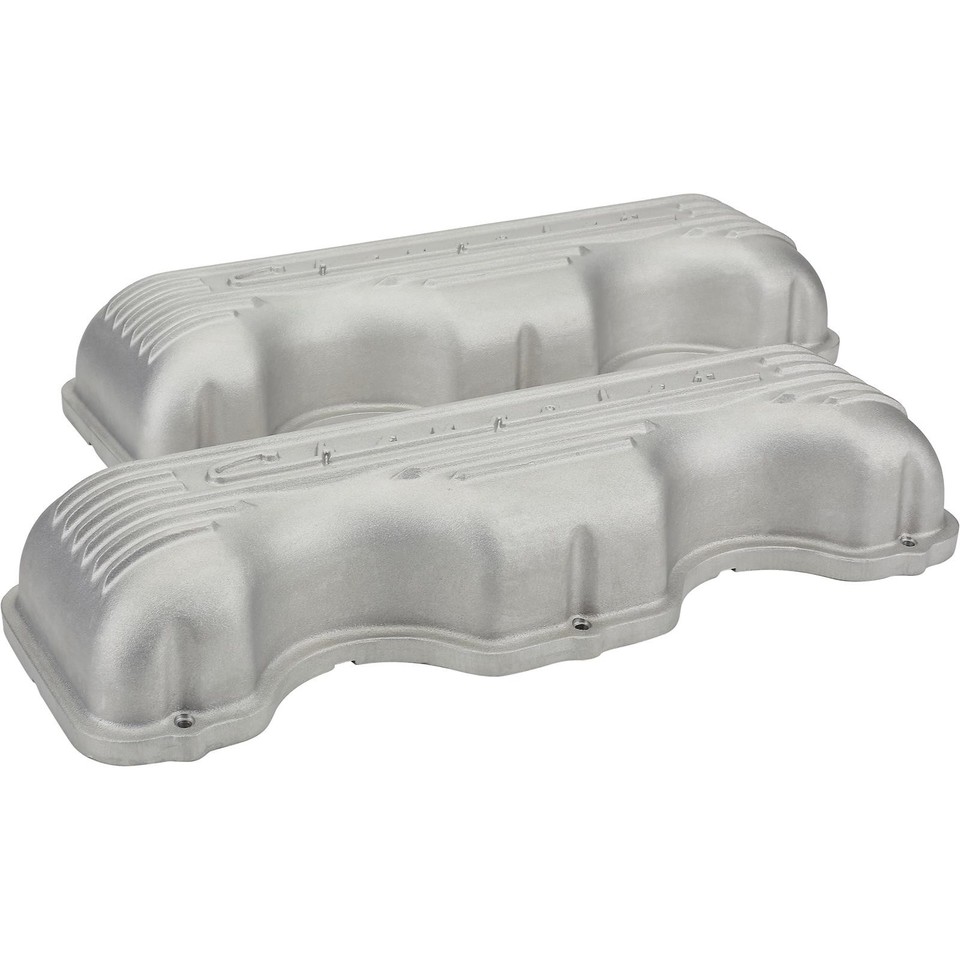 Fits Chevy 348/409 Finned Aluminum Valve Covers, Plain | eBay