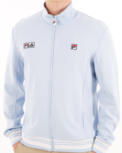 Fila Vintage Twin Badge Track Top Sky Blue | eBay UK