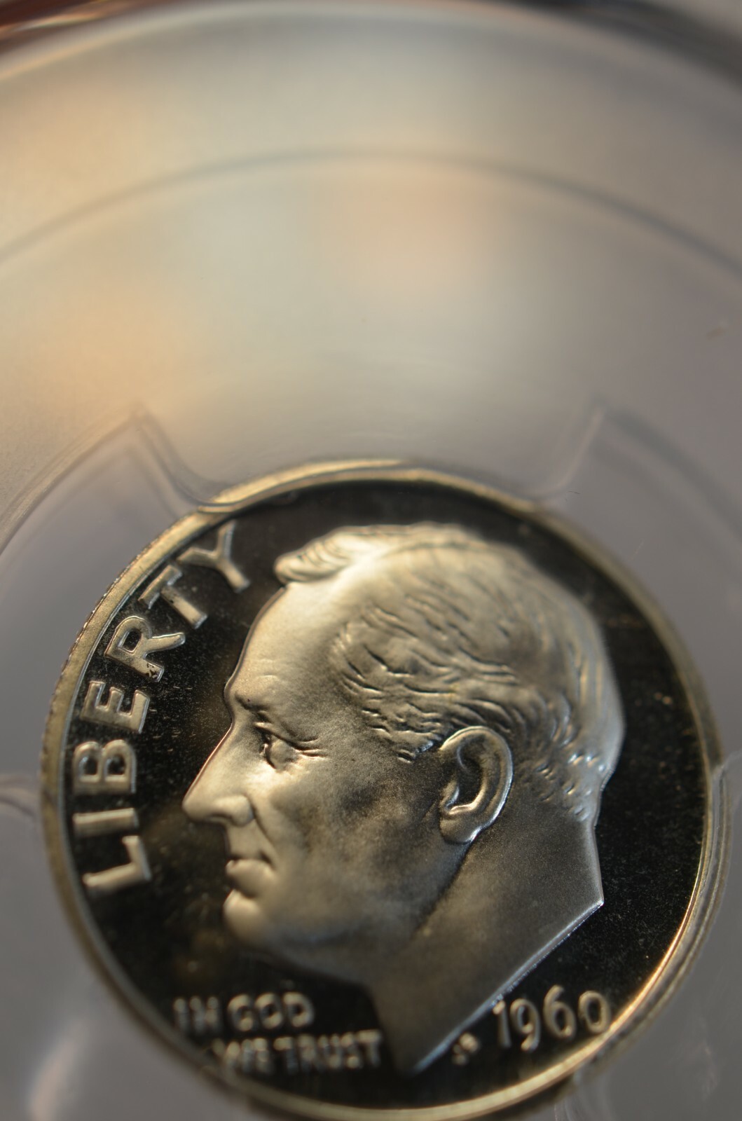 PR68DCAM 1960 SILVER ROOSEVELT DIME PCGS GRADED PROOF FROSTED DEEP ...