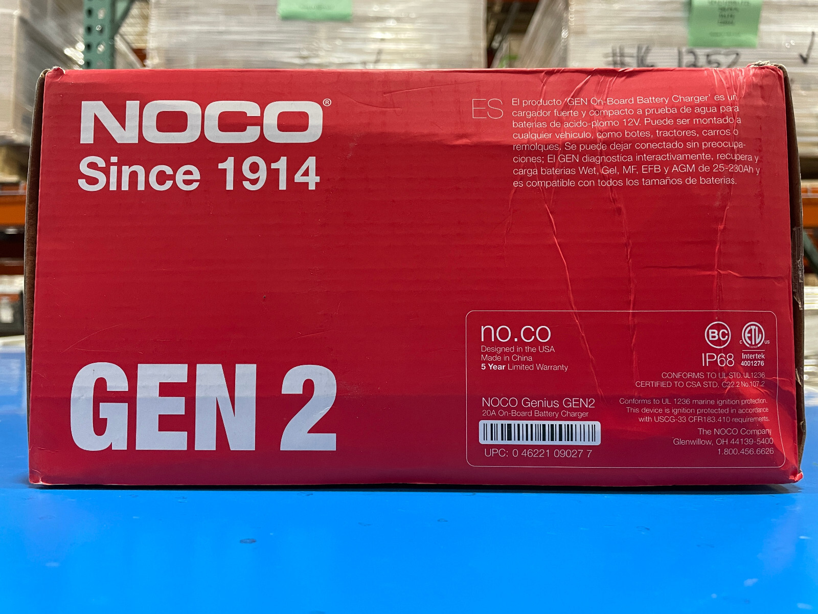 NOCO Genius GEN2, 2-Bank, 20-Amp Smart Marine Battery Charger ...