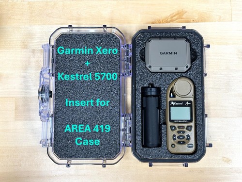 Garmin Xero C1 Pro + Kestrel 5700 - Foam Insert - AREA 419 Case | eBay