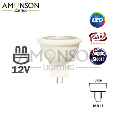 Amonson Lighting NEW MR11 Bi-Pin Base 12V 3W 35mm Dome Downlight COB ...