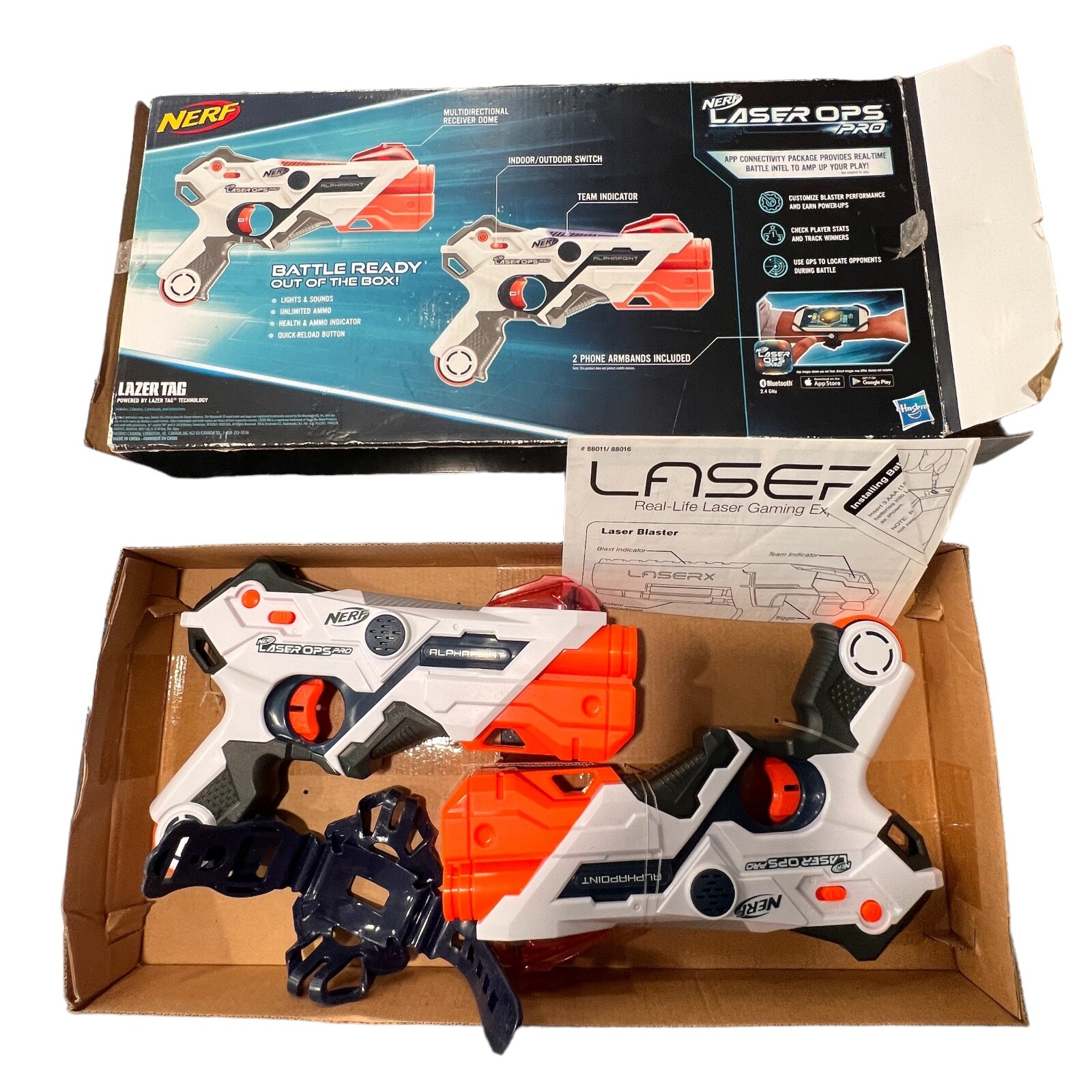 (2) Set of Nerf Laser Ops Pro Alphapoint Tagger Blasters Lazer Tag | eBay