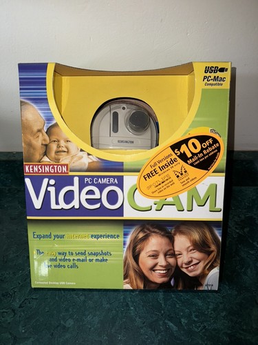 Vintage Kensington PC Camera Video Cam Microsoft Windows 98 NOS SEALED ...